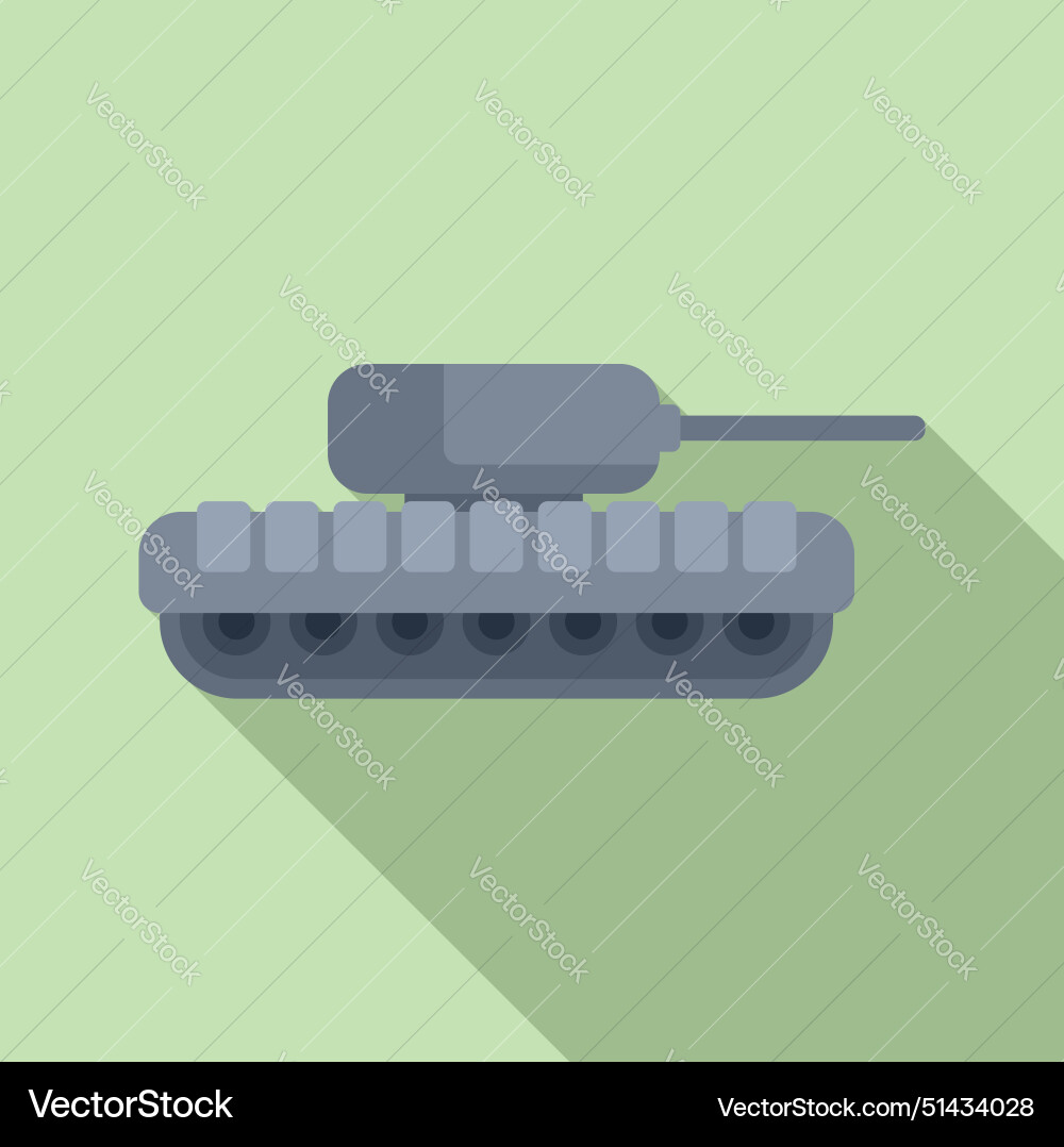 Flat design tank Royalty Free Vector Image - VectorStock