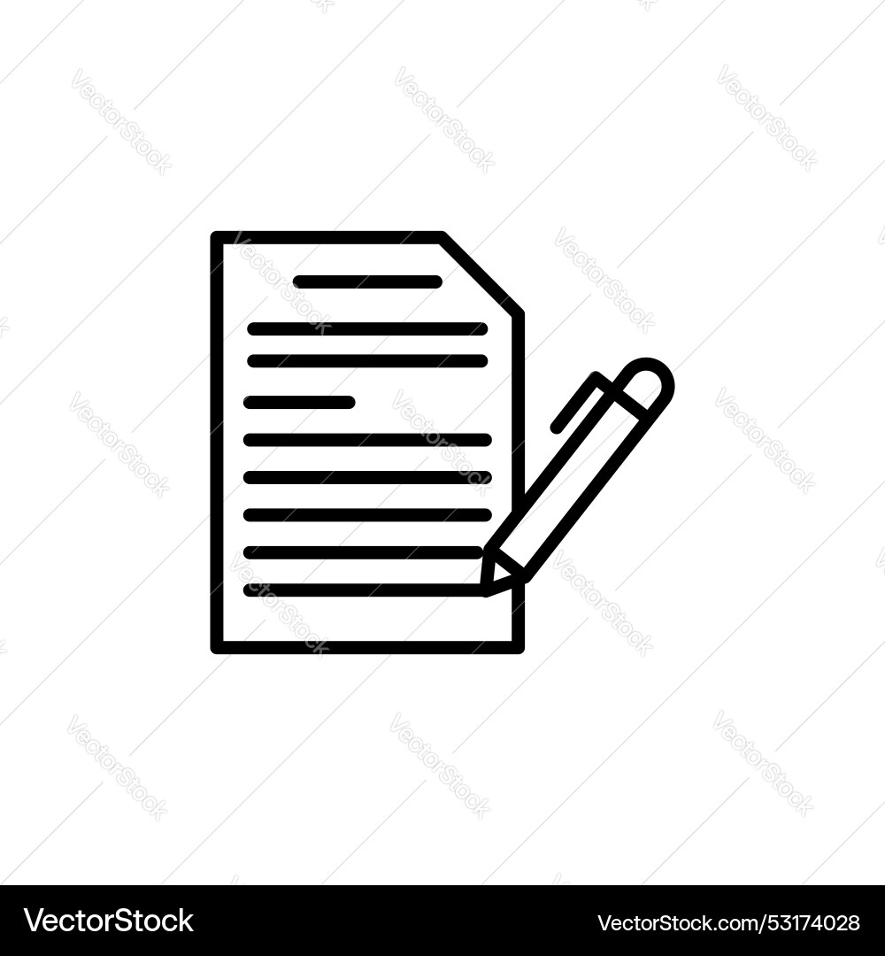 Form icon set contact page symbol order Royalty Free Vector