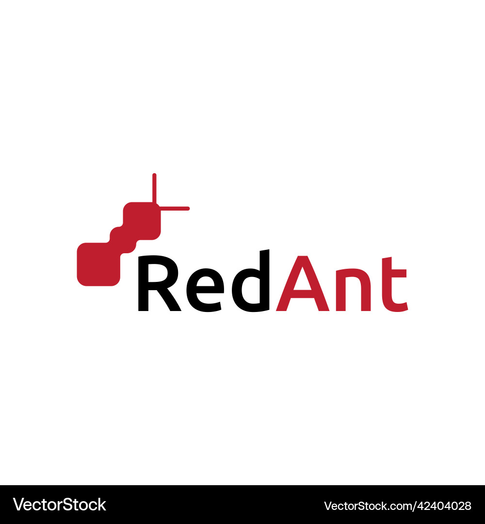 Red Ant Logo Exclusive Logo 929802, Fire Ant Head Logo