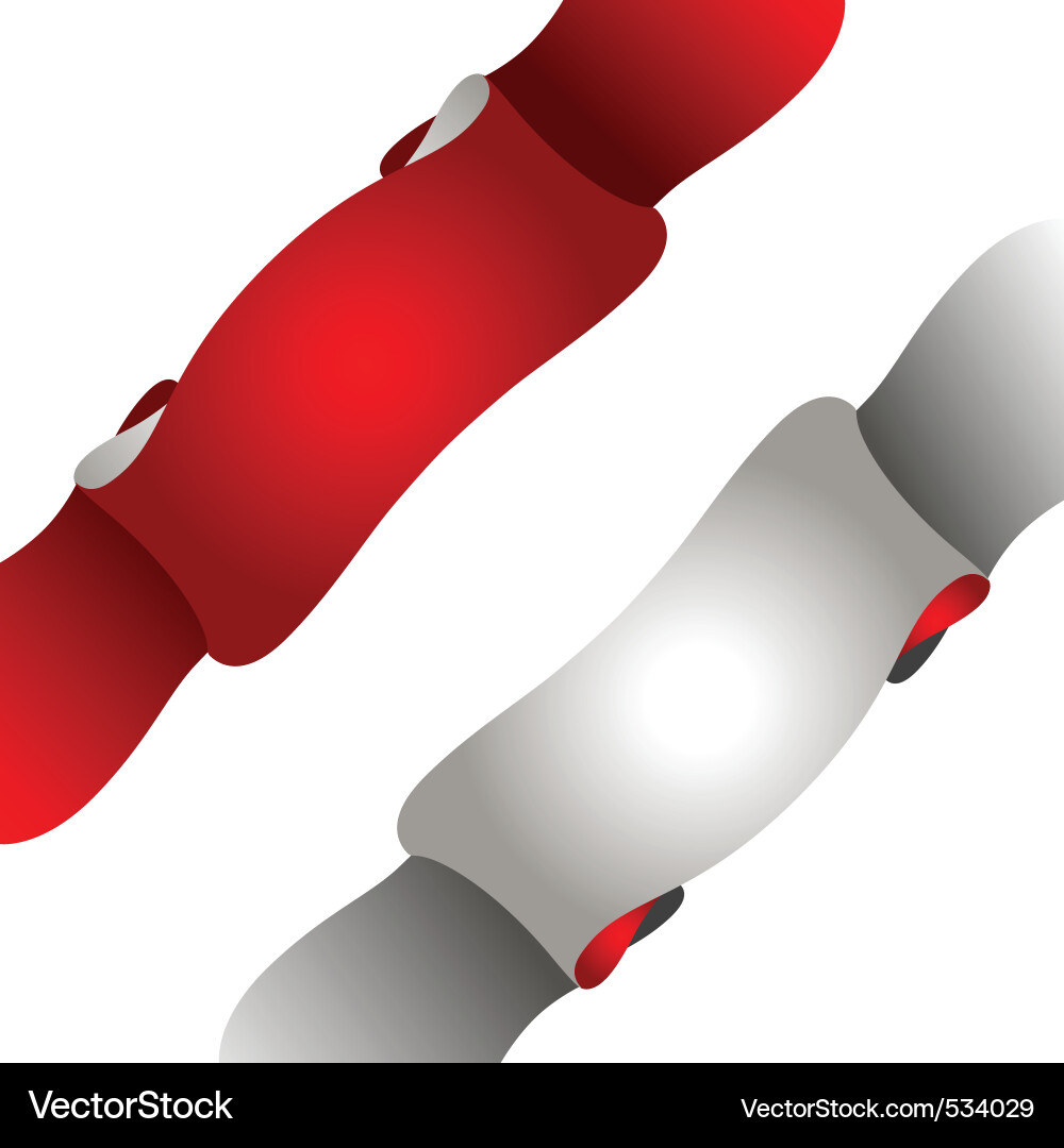 Corner ribbons Royalty Free Vector Image - VectorStock