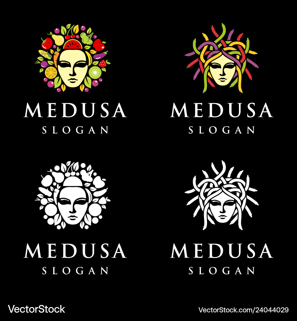 Medusa logo Royalty Free Vector Image - VectorStock