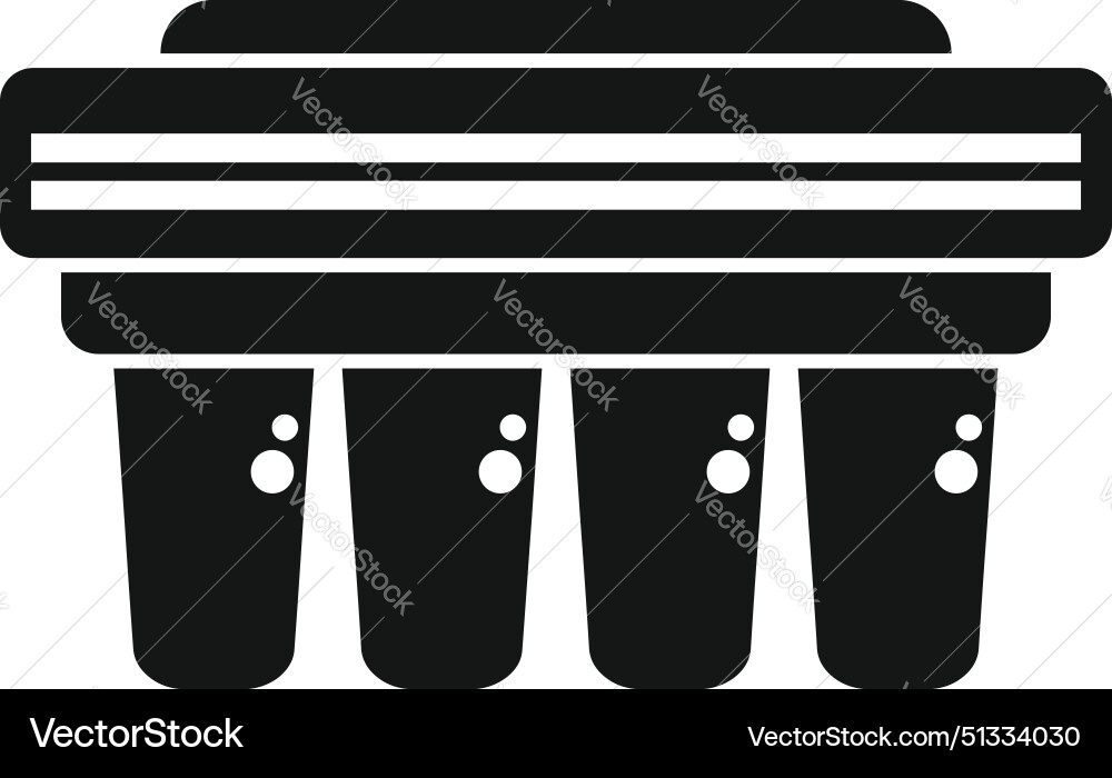 Black and white icon of filter coffee maker Vector Image