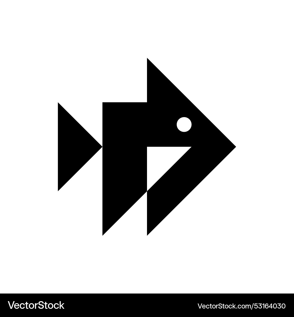 Fisch Logo Lizenzfreies Vektorbild - VectorStock