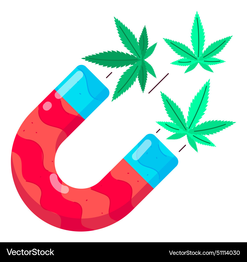 Weed flat stickers Royalty Free Vector Image - VectorStock