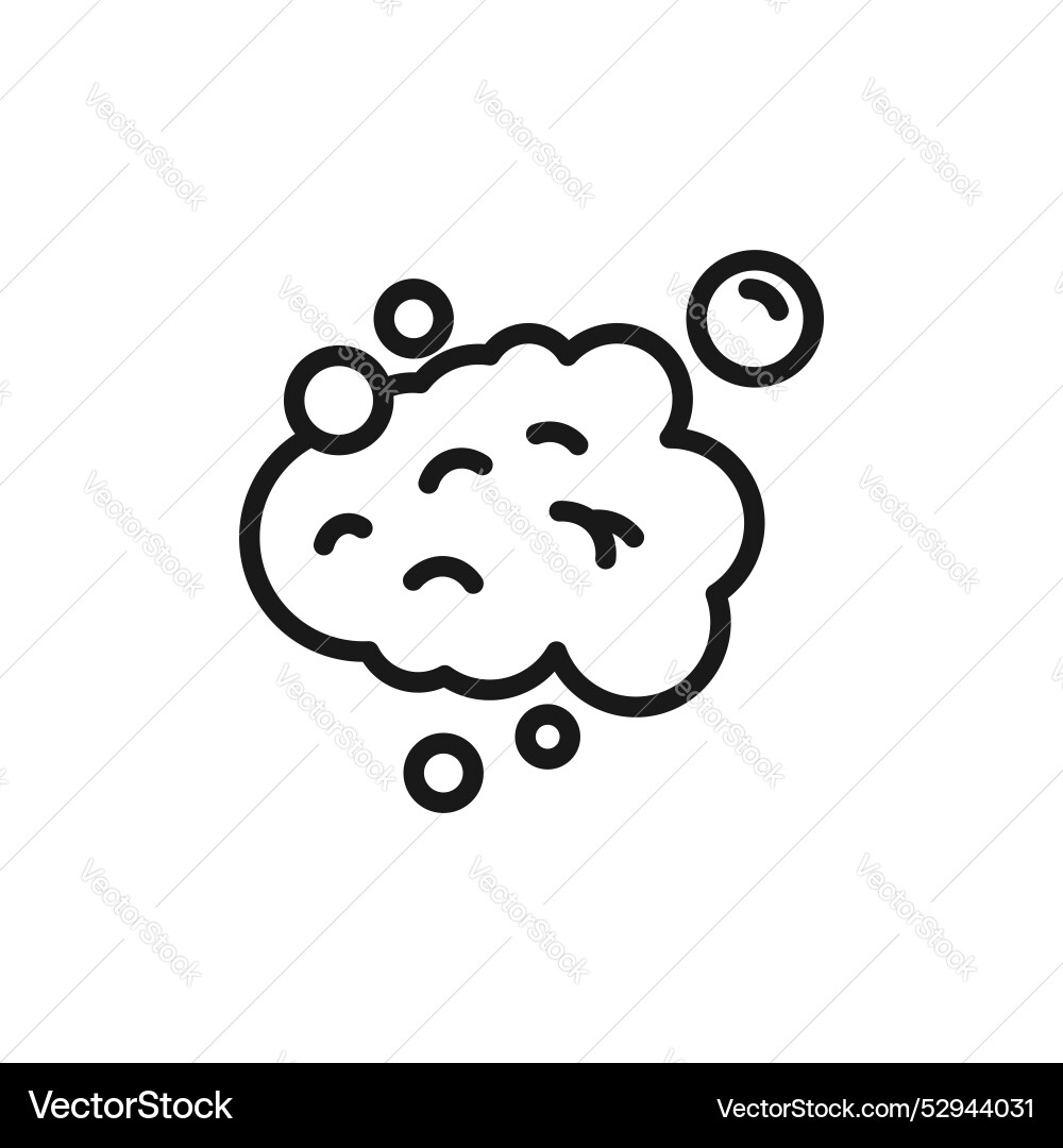 Foam icon Royalty Free Vector Image - VectorStock