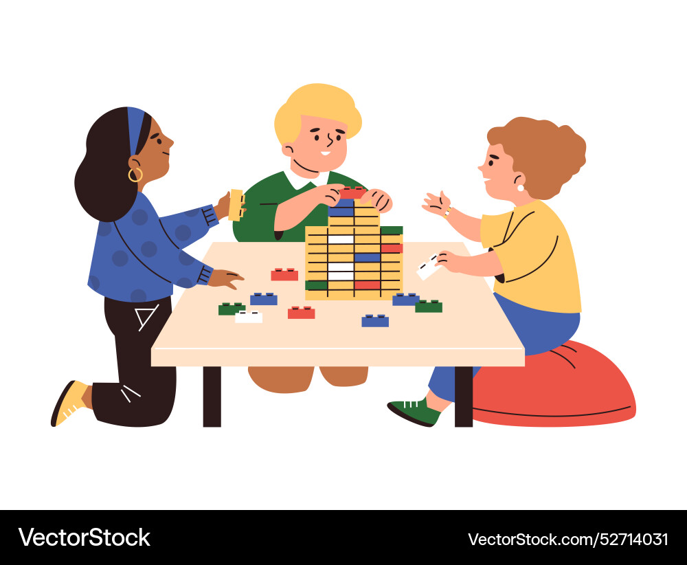 Kids Play Blocks Vector Images (over 11,000)