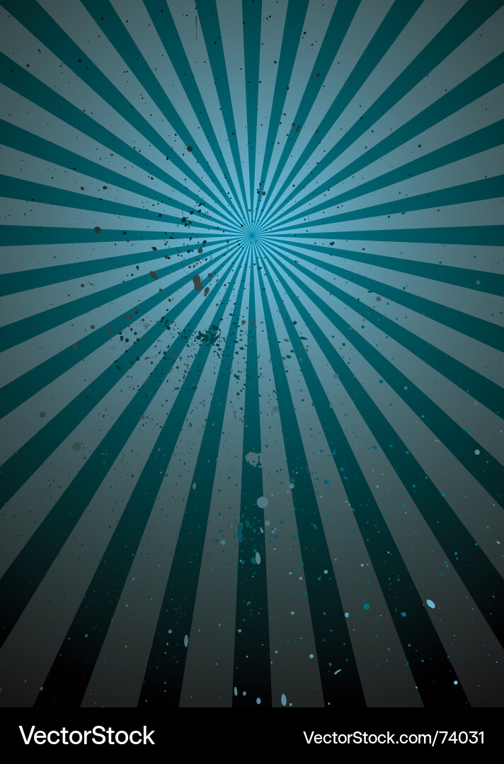 Radiant Blue Starburst Background Royalty Free Vector Image