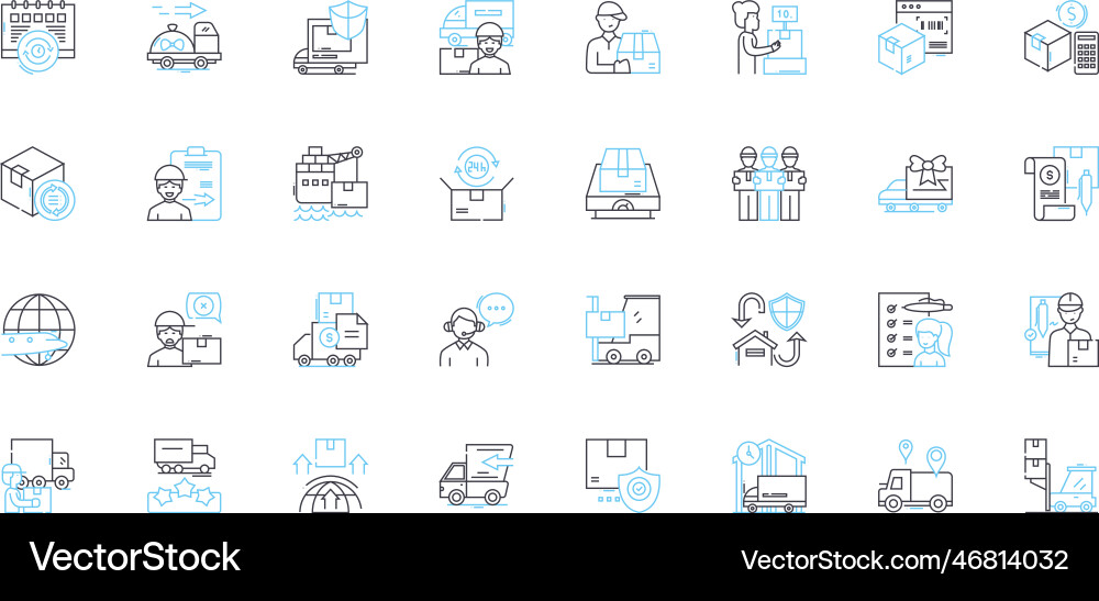 Stockroom Supply Icons - Inventory & Logistics