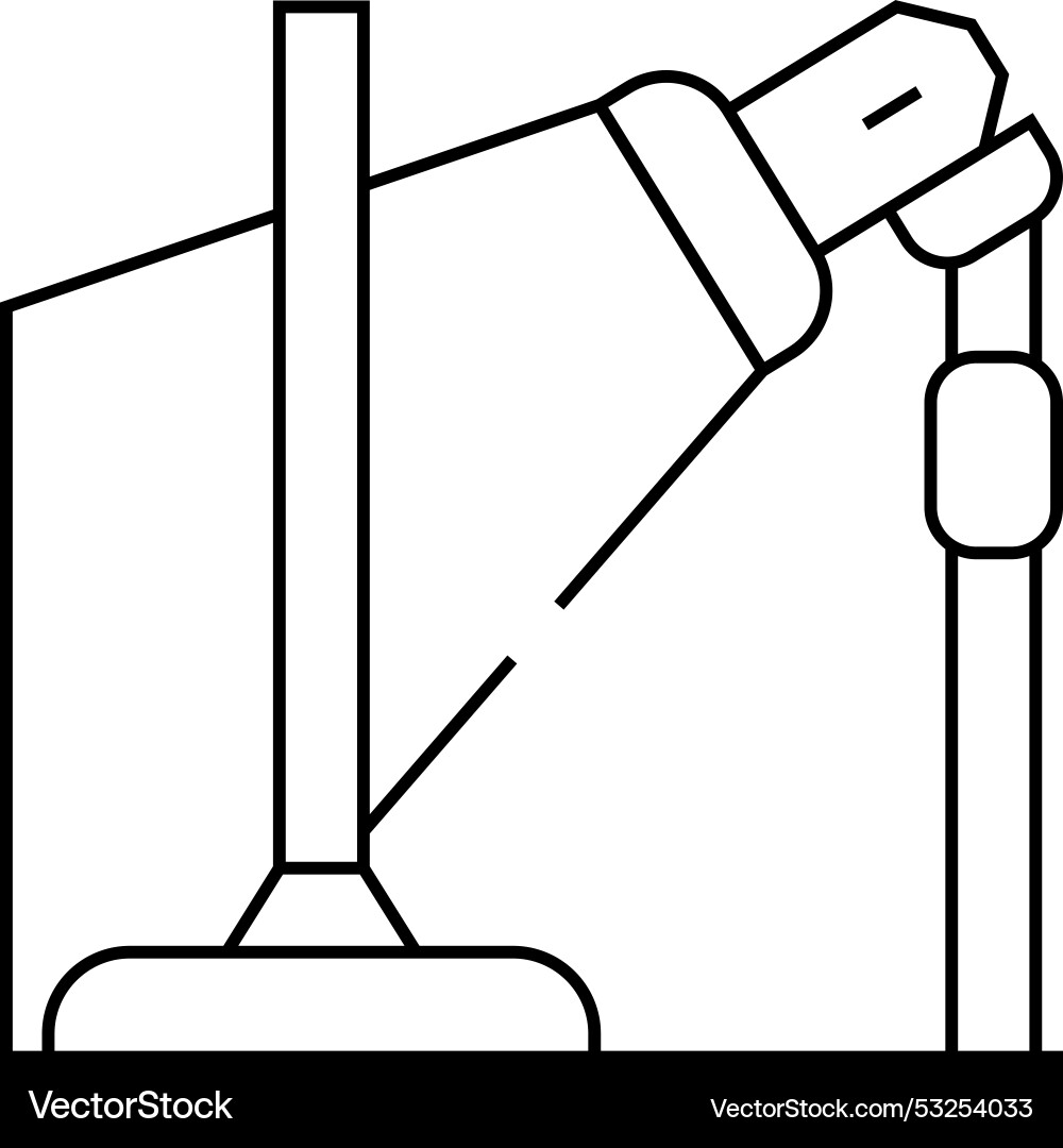 Equipment for dancer leg line icon Royalty Free Vector Image