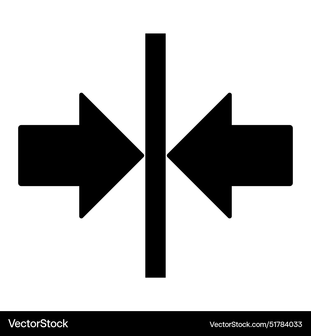 Thickness icon measuring Royalty Free Vector Image