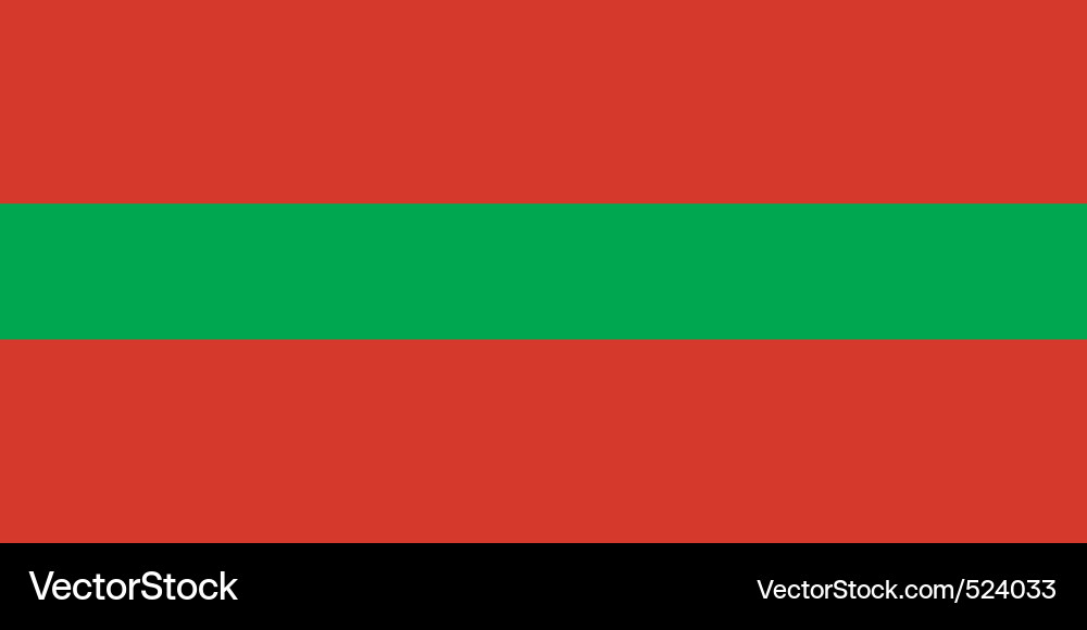 Transnistria flag Royalty Free Vector Image - VectorStock