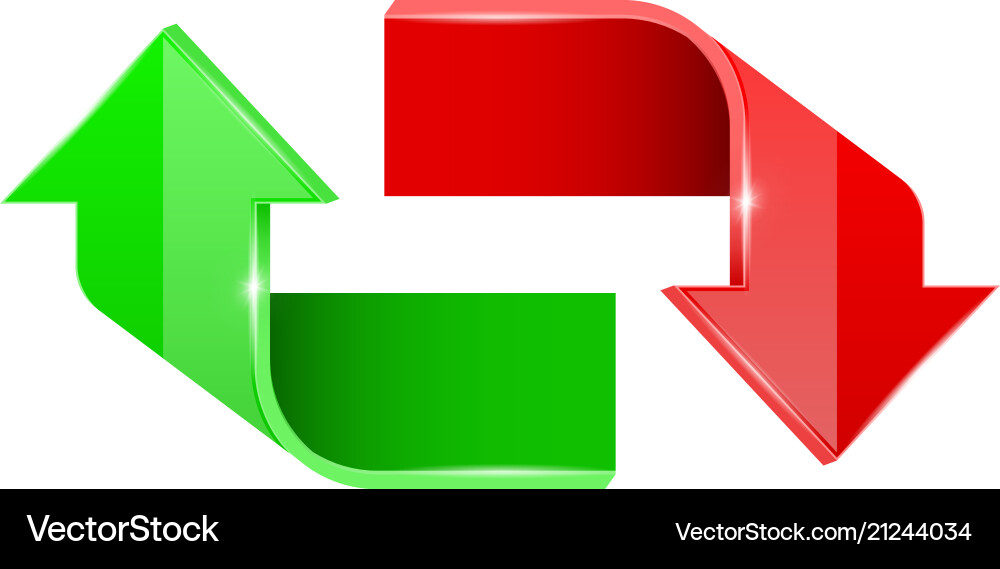 Red and Green Arrows Vector Images (over 18,000)