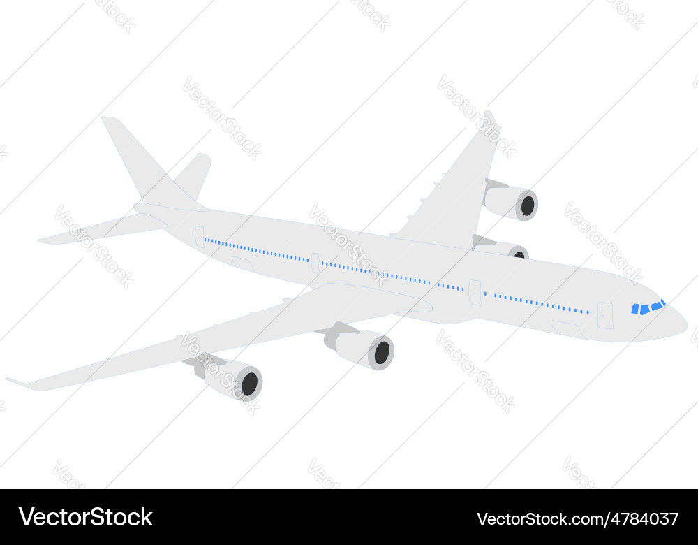 Airplane Royalty Free Vector Image - VectorStock
