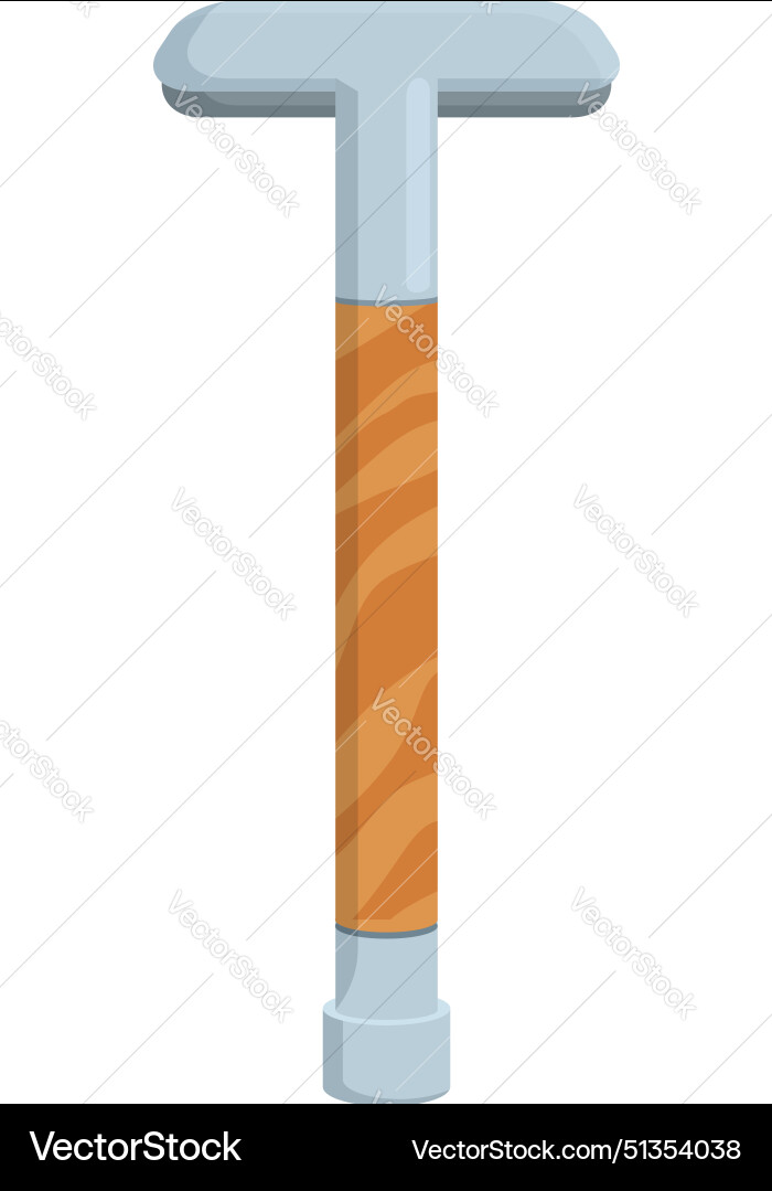 Cartoon of a handheld tsquare tool Royalty Free Vector Image