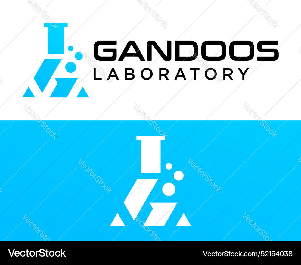 G lab logo Royalty Free Vector Image - VectorStock