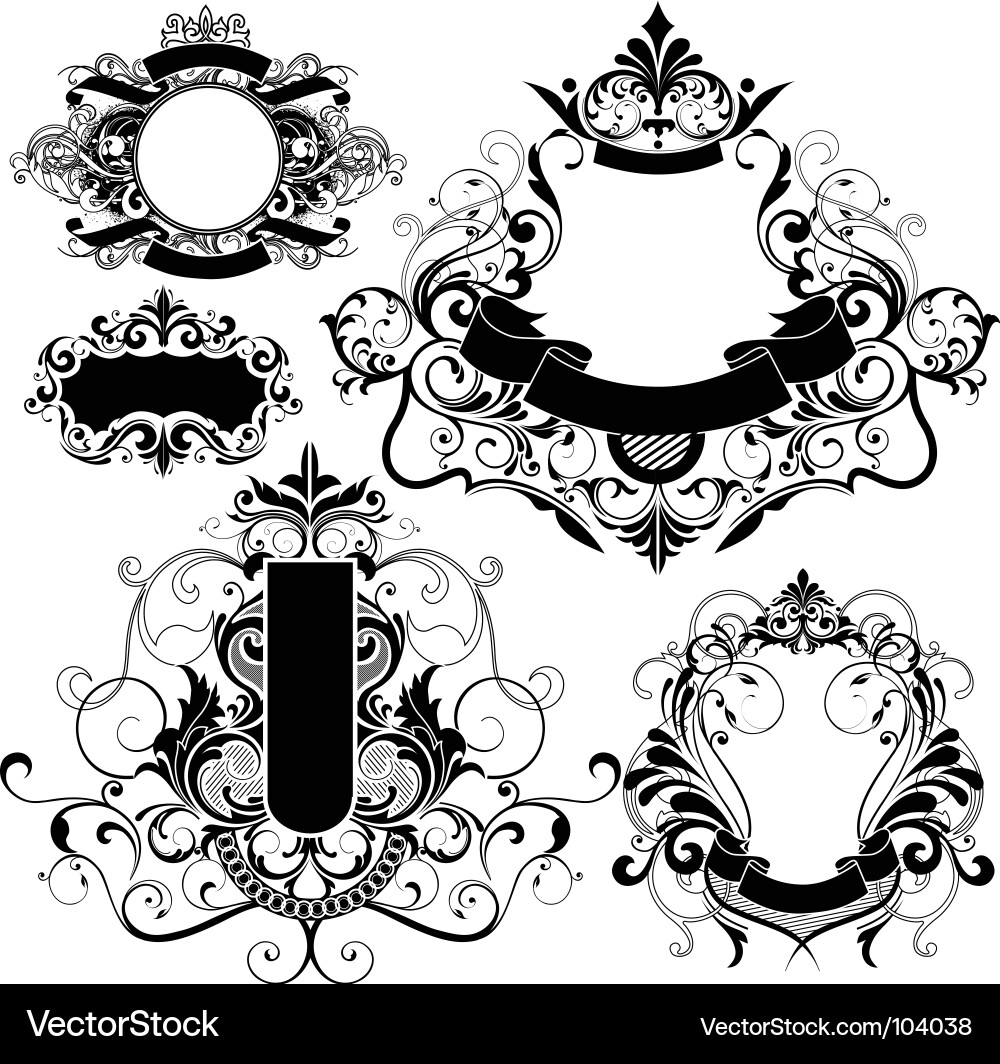 Heraldry graphics Royalty Free Vector Image - VectorStock