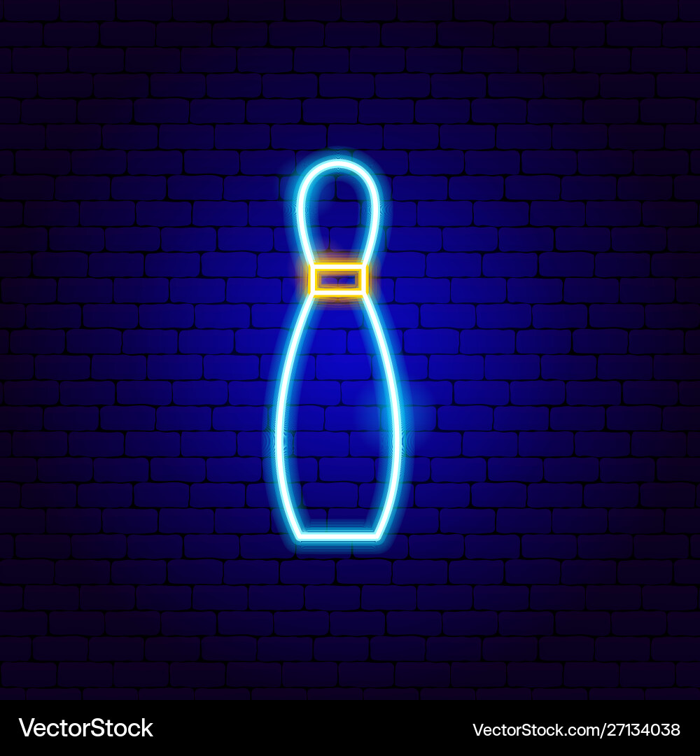 Neon Lights Bowling Vector Images (over 4,700)