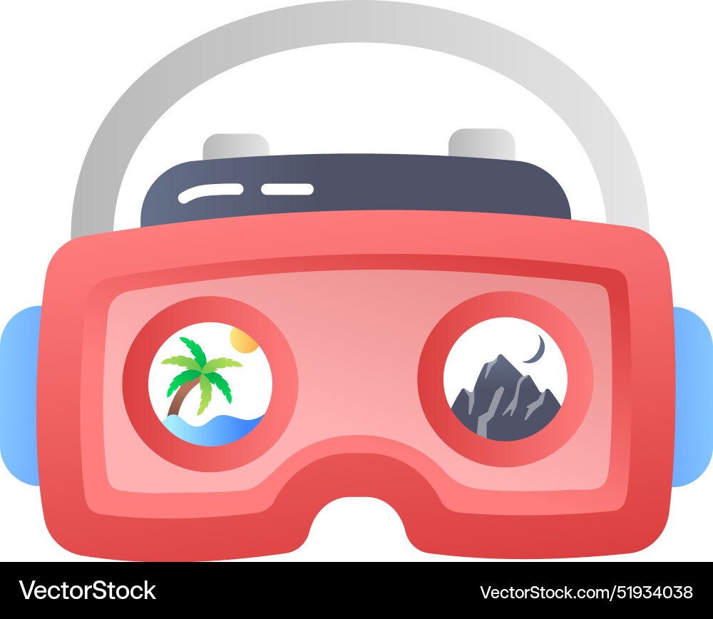 Vr headset Royalty Free Vector Image - VectorStock