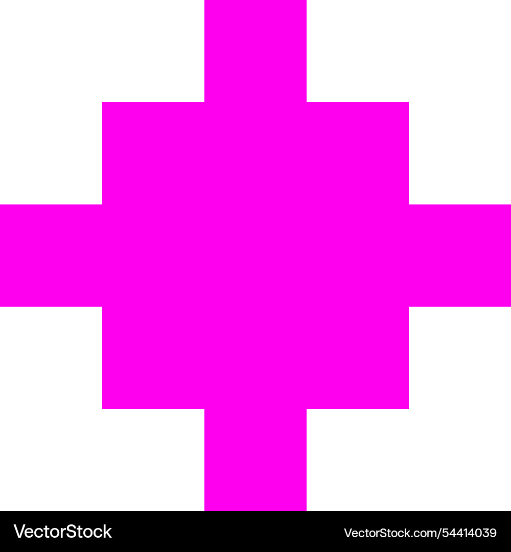 Acid neon star pixel art Royalty Free Vector Image