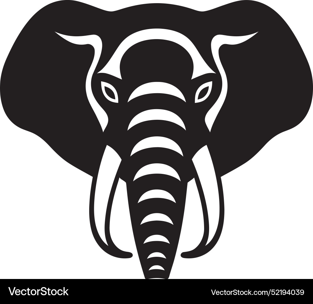 Elephants in ancient egypt symbols Royalty Free Vector Image