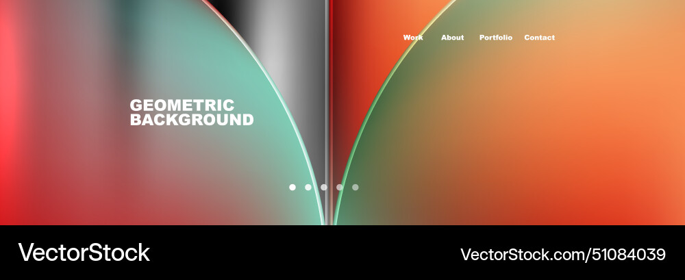 It is a geometric background with gradient Vector Image