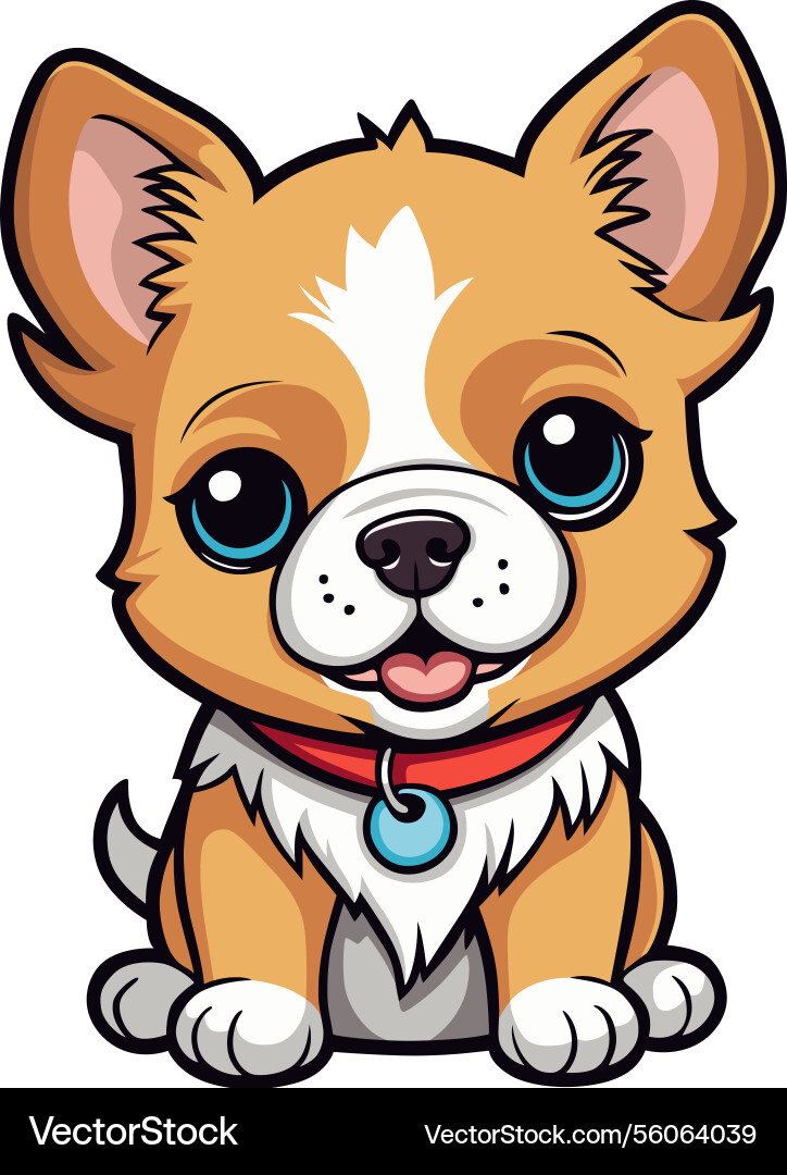 Puppy Royalty Free Vector Image - VectorStock