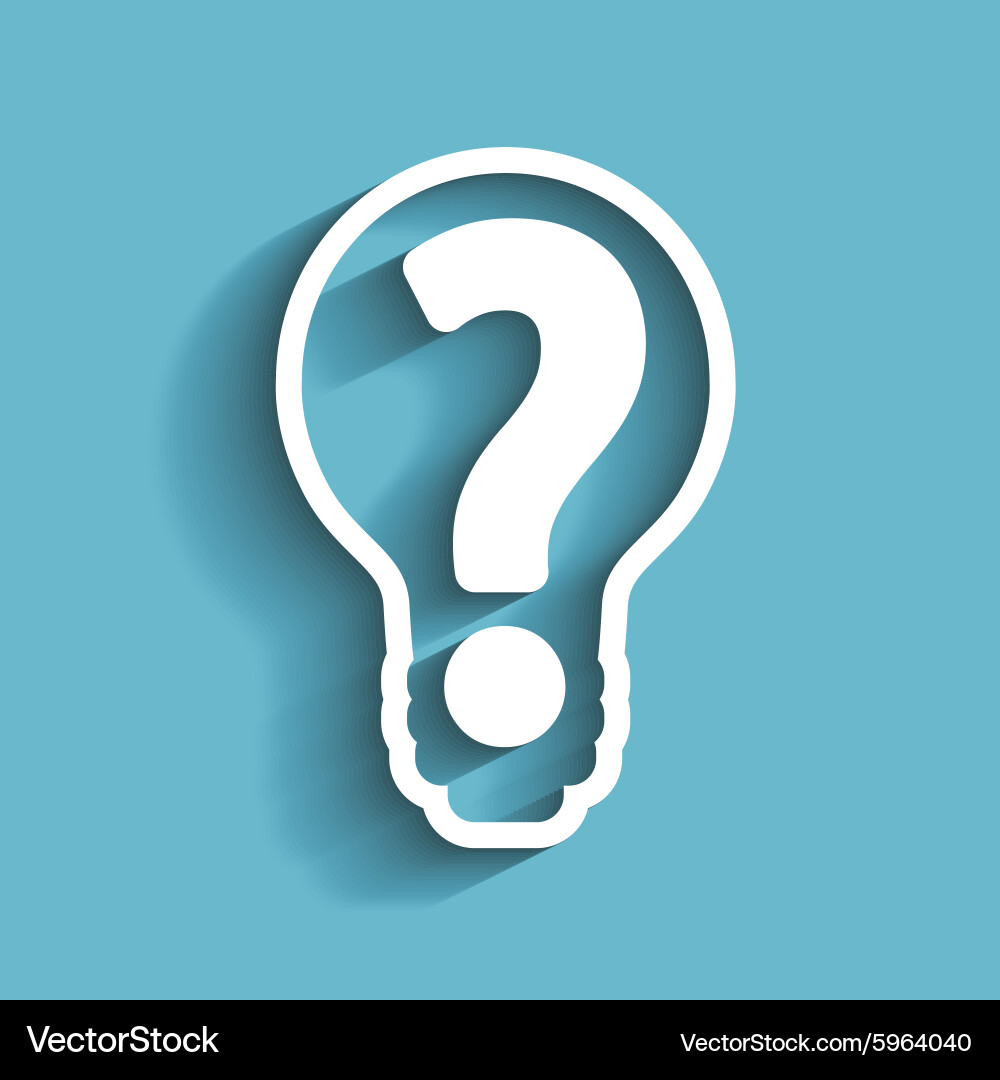 Question mark Royalty Free Vector Image - VectorStock