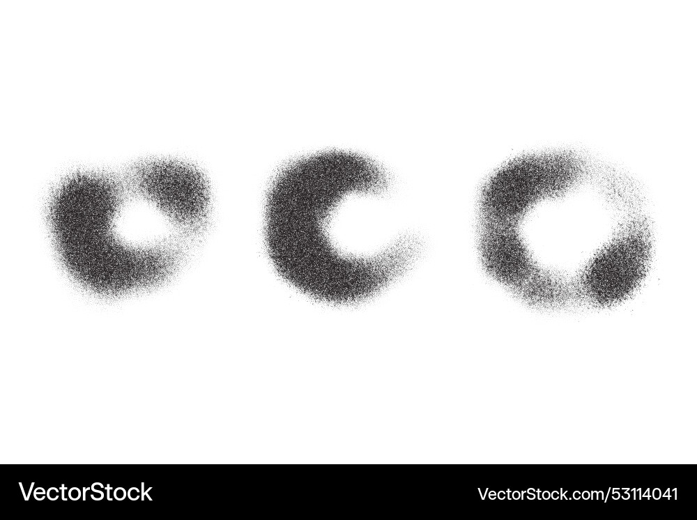 Grainy noisy gradient shadows stipple dotted Vector Image
