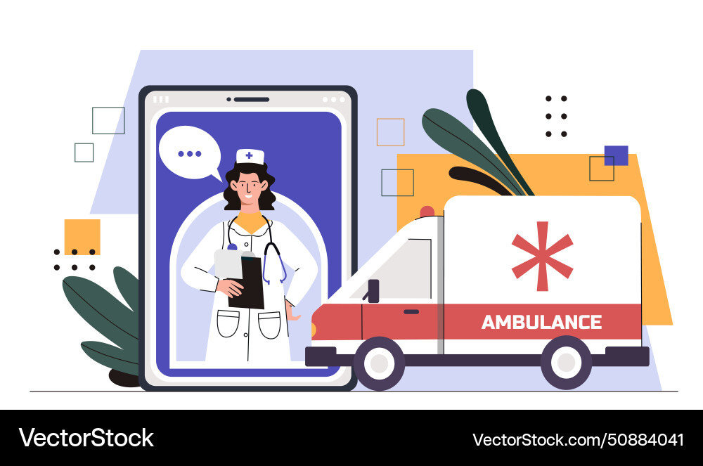 Medicine online concept Royalty Free Vector Image