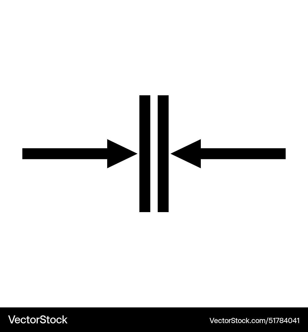 Thickness icon measuring Royalty Free Vector Image