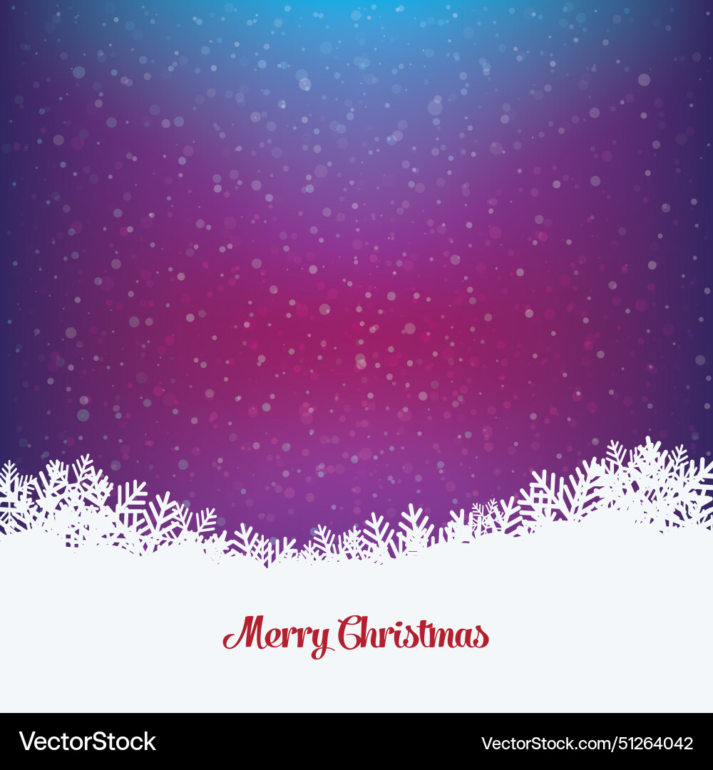 Colorful winter snowy background Royalty Free Vector Image