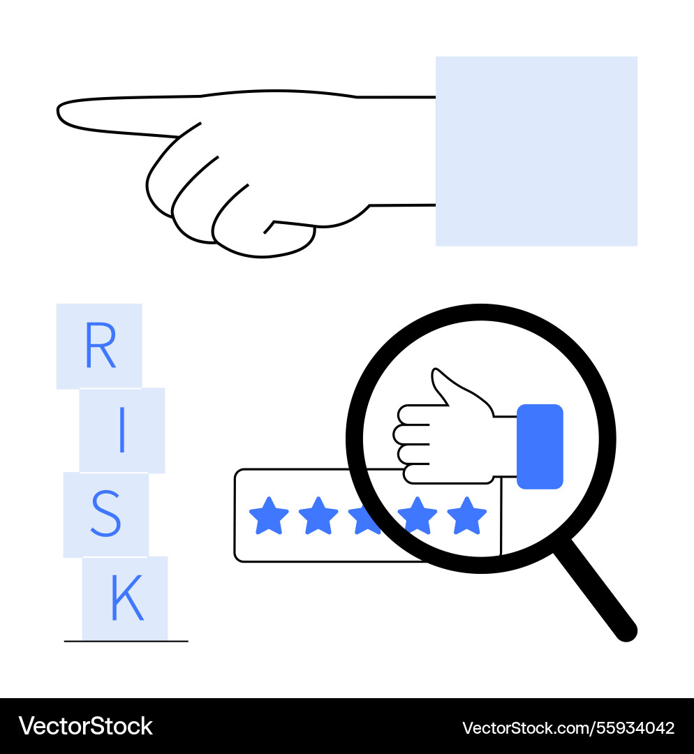 Evaluating risk and performance through guiding Vector Image