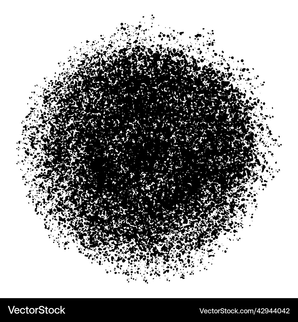 Grain round shape isolated on white background Vector Image