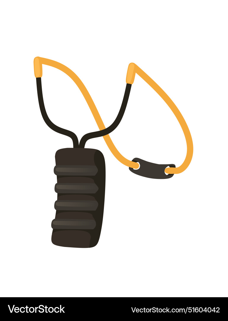 Professional slingshot with plastic handle Vector Image