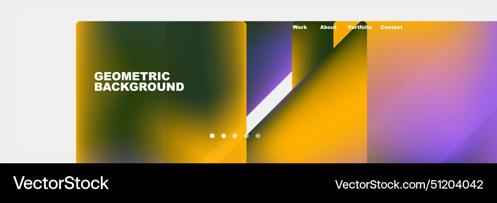 Rectangular background with yellow and purple Vector Image