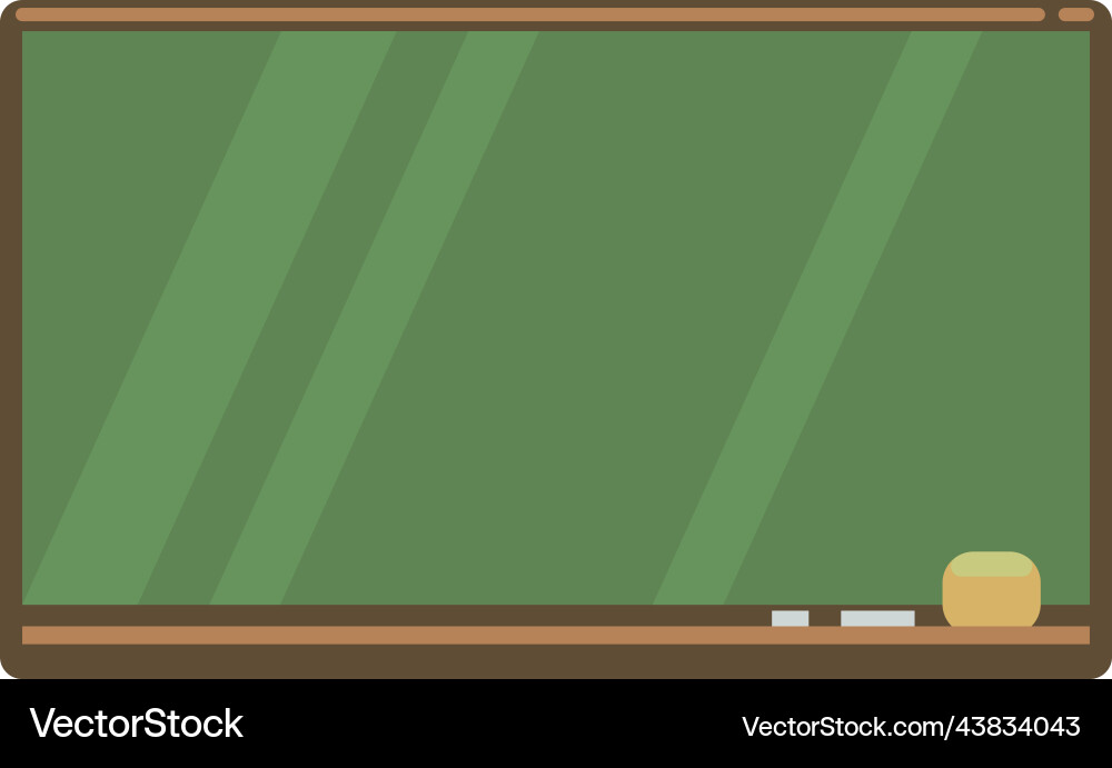 School green board chalkboard icon study room Vector Image