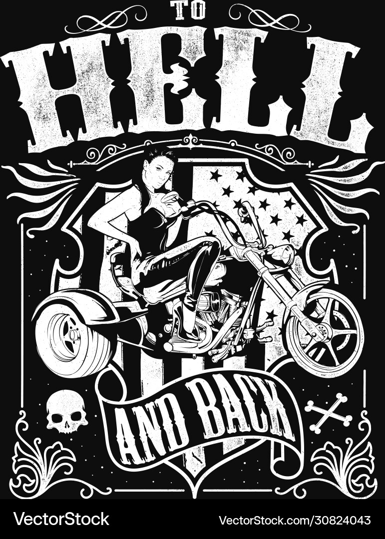 To hell and back Royalty Free Vector Image - VectorStock