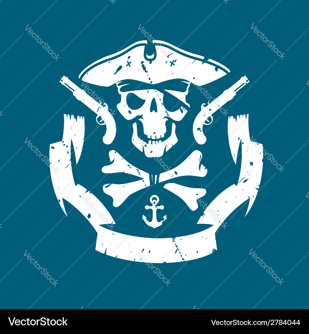 Jolly roger Royalty Free Vector Image - VectorStock