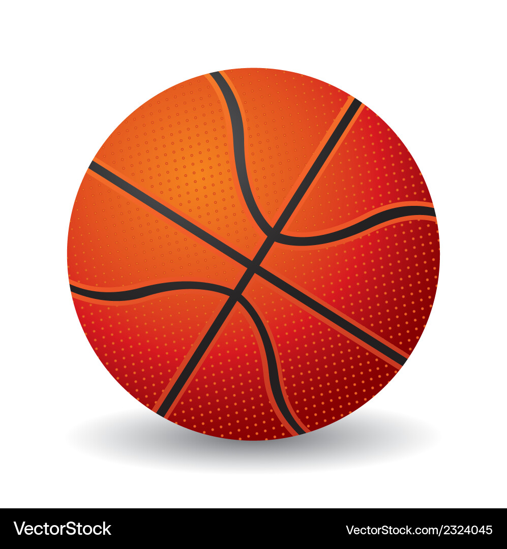 Basketball ball Royalty Free Vector Image - VectorStock