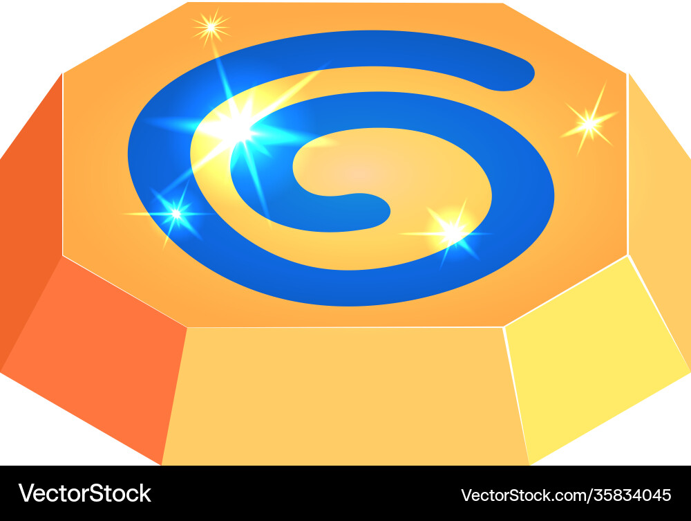 Game interface stone Royalty Free Vector Image