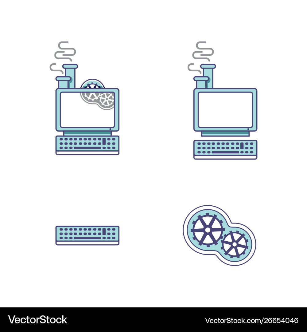 Computer Icon Steampunk Vector Images (46)