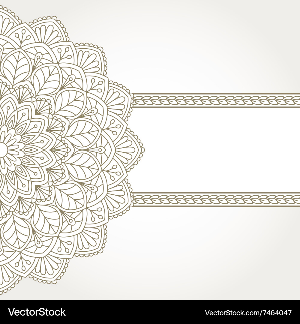 Floral oriental pattern Royalty Free Vector Image