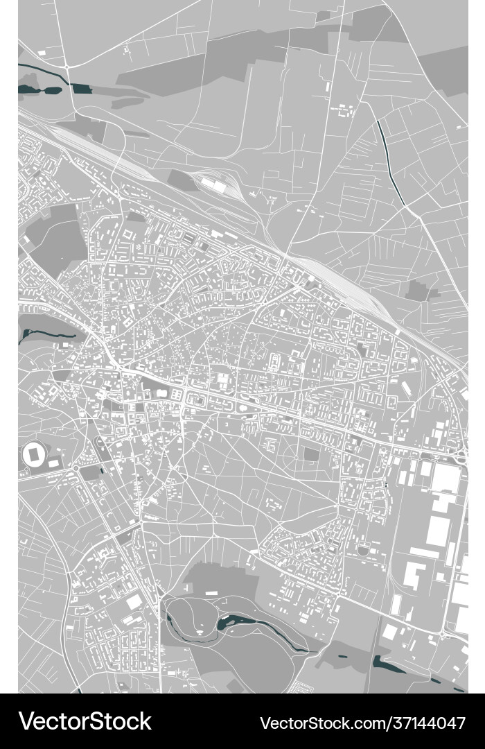 Map city craiova romania Royalty Free Vector Image