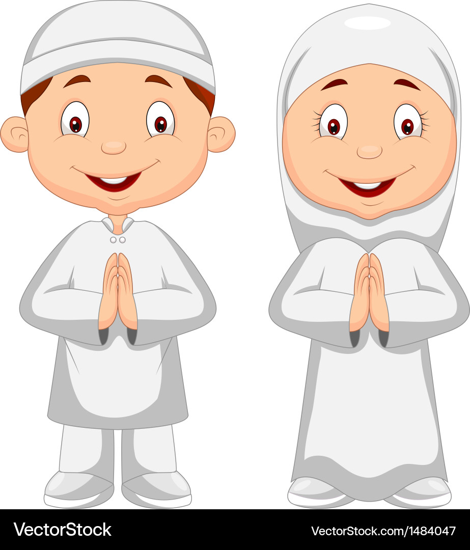 Cute Muslim Girl Cartoon Vector Images (over 3,800)