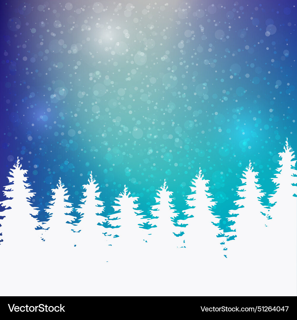 Winter snowy background Royalty Free Vector Image
