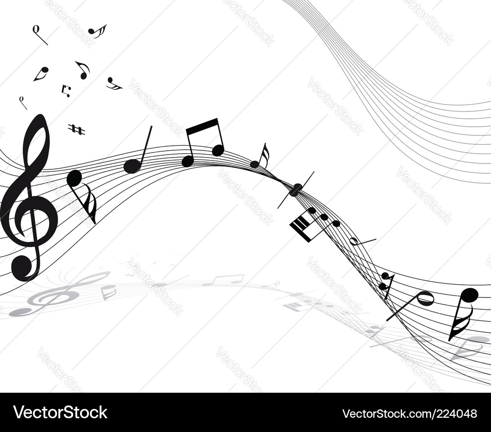 Notes staff Royalty Free Vector Image - VectorStock