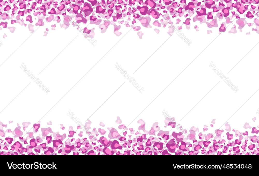 Pink Leopard Print Border Frame Royalty Free Vector Image