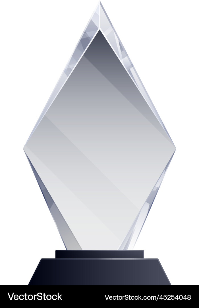 Transparent Trophy Award Royalty Free Vector Image