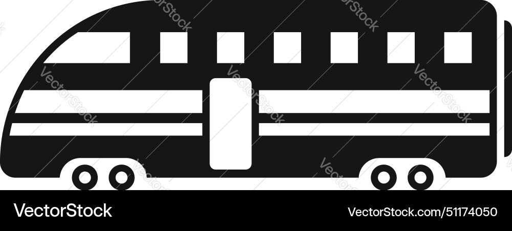 Ecology train icon simple high speed move Vector Image