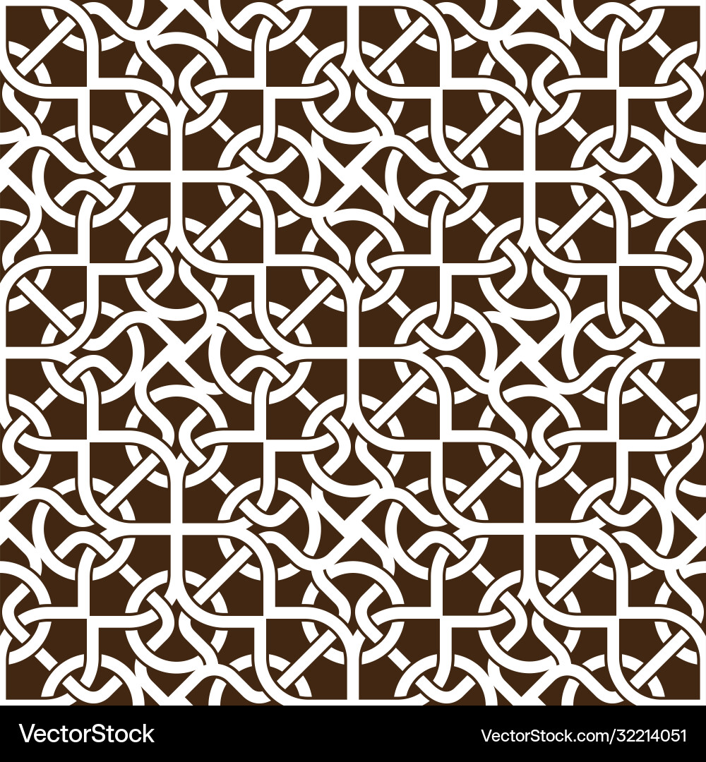 Celtic Knot Seamless Pattern Royalty Free Vector Image